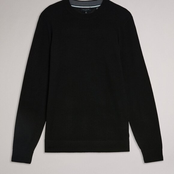 Ted Baker | Sweaters | Ted Baker Carnby Mens Black Pullover Crewneck ...